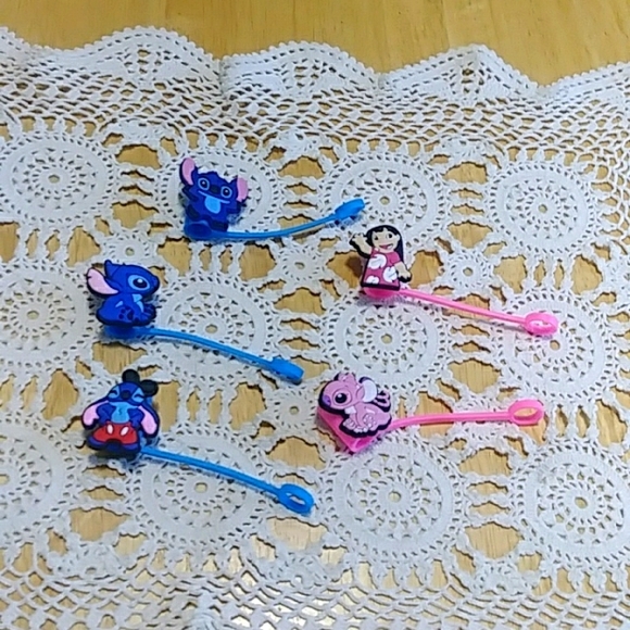 cartoon straw toppers | Accessories | Lilo And Stitch Straw Cover ...